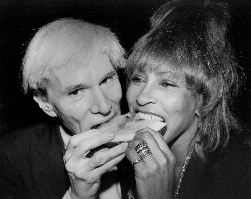Andy Warhol and Tina Turner Eating Watermelon - Limited Edition Print ...